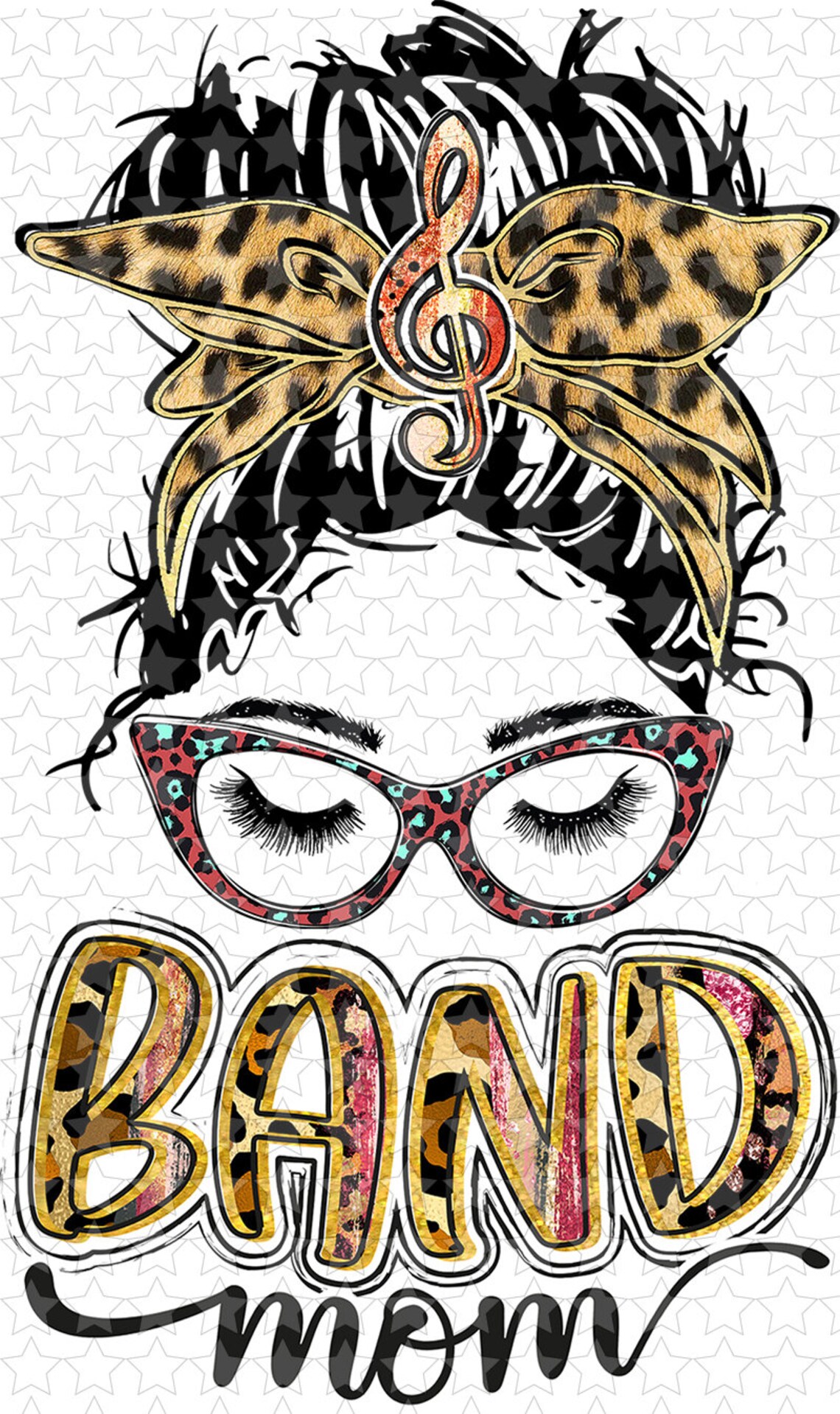 Sublimation & Htv Transfers Band Mom - Etsy