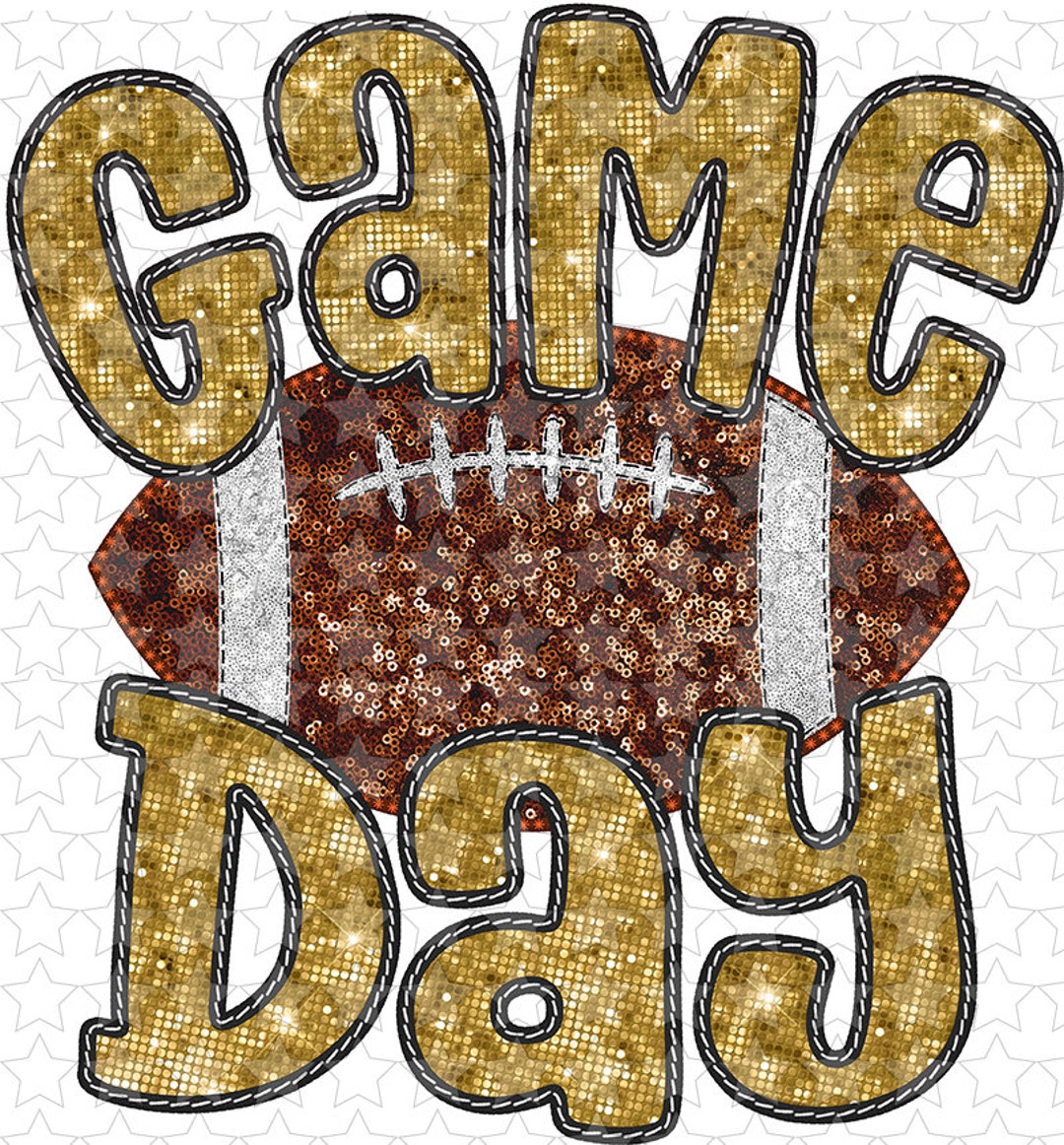 Sublimation & Htv Transfers Gold Game Day - Etsy