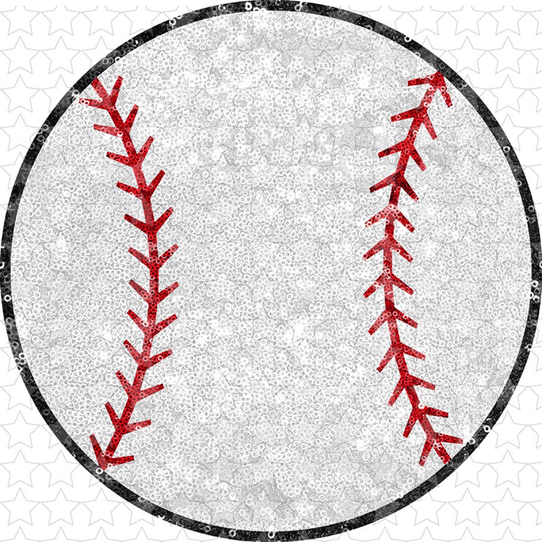 Sublimation & Htv Transfers Baseball Sequin - Etsy