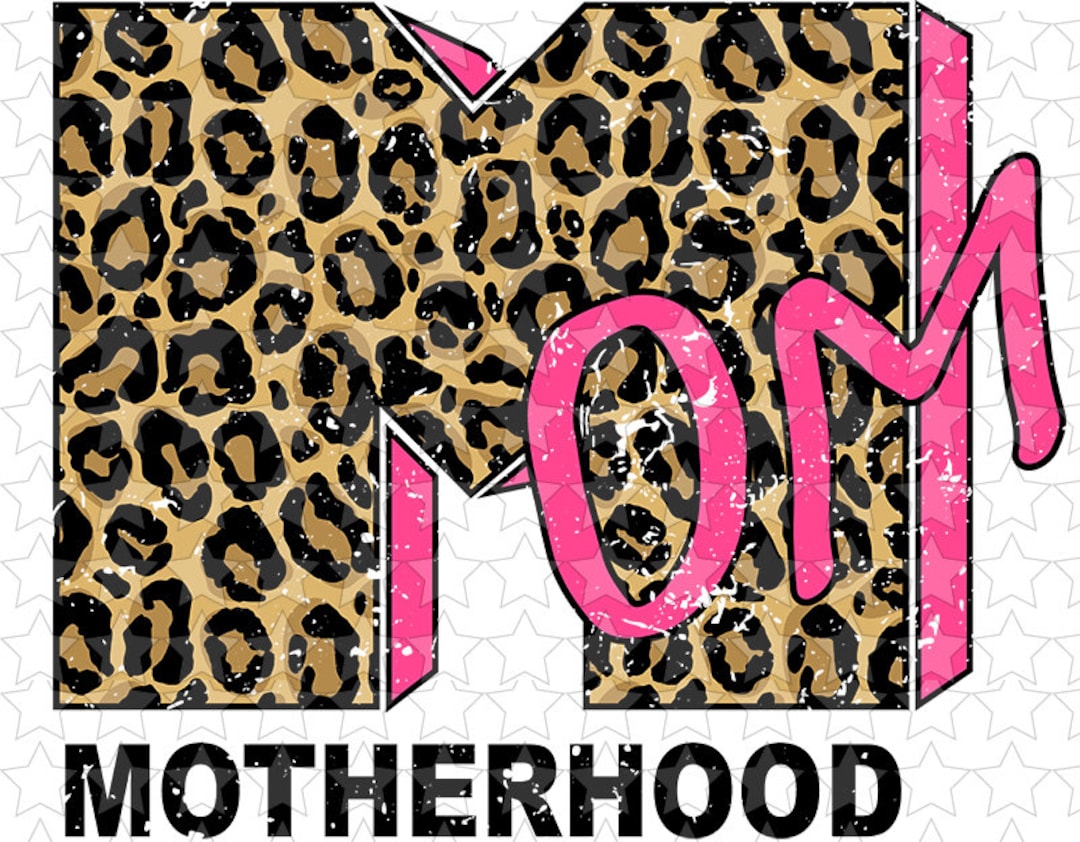 Sublimation & Htv Transfers Mom Motherhood Leopard - Etsy