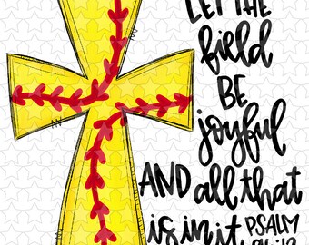 Softball Cross - Etsy
