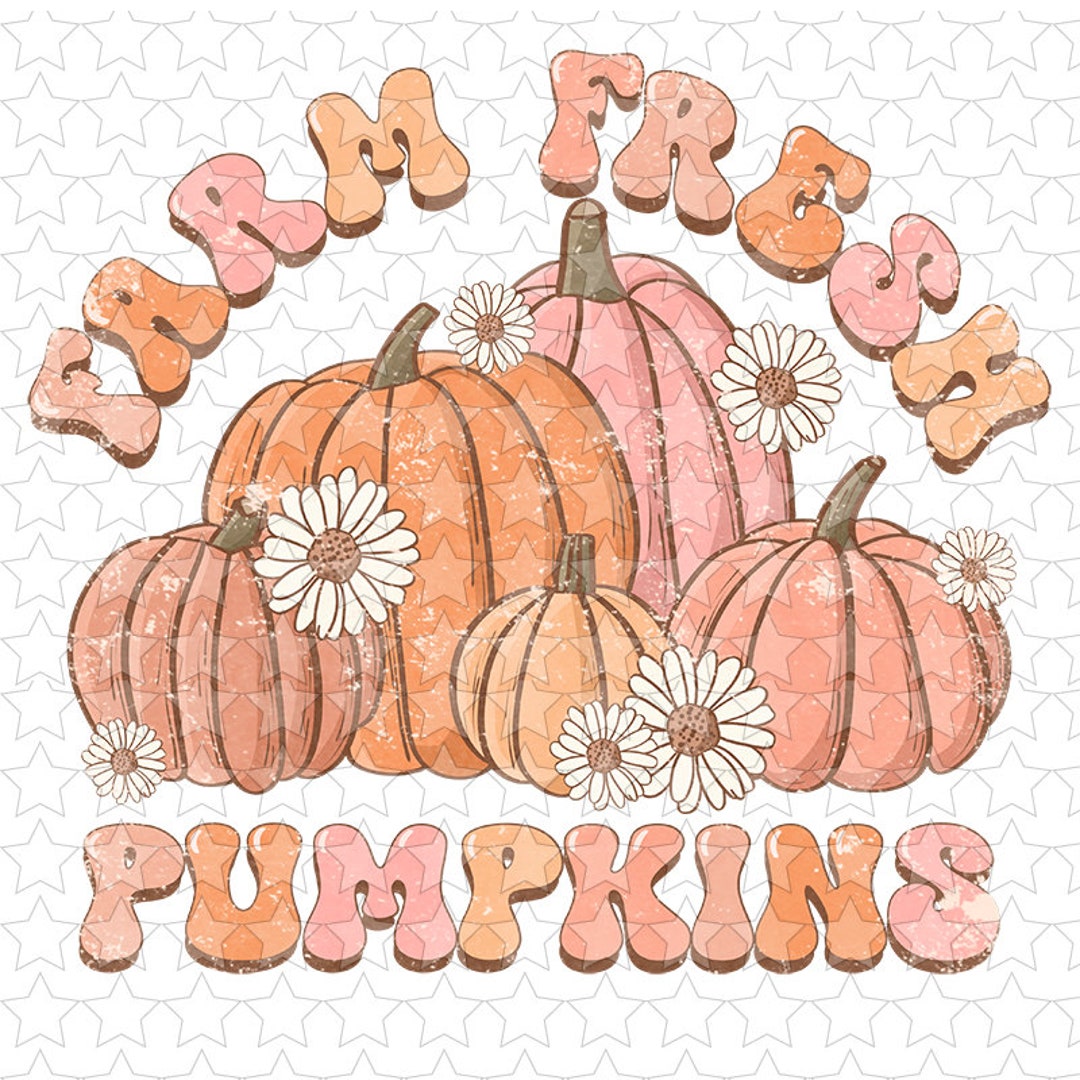 Sublimation & Htv Transfers Farm Fresh Pumpkins - Etsy