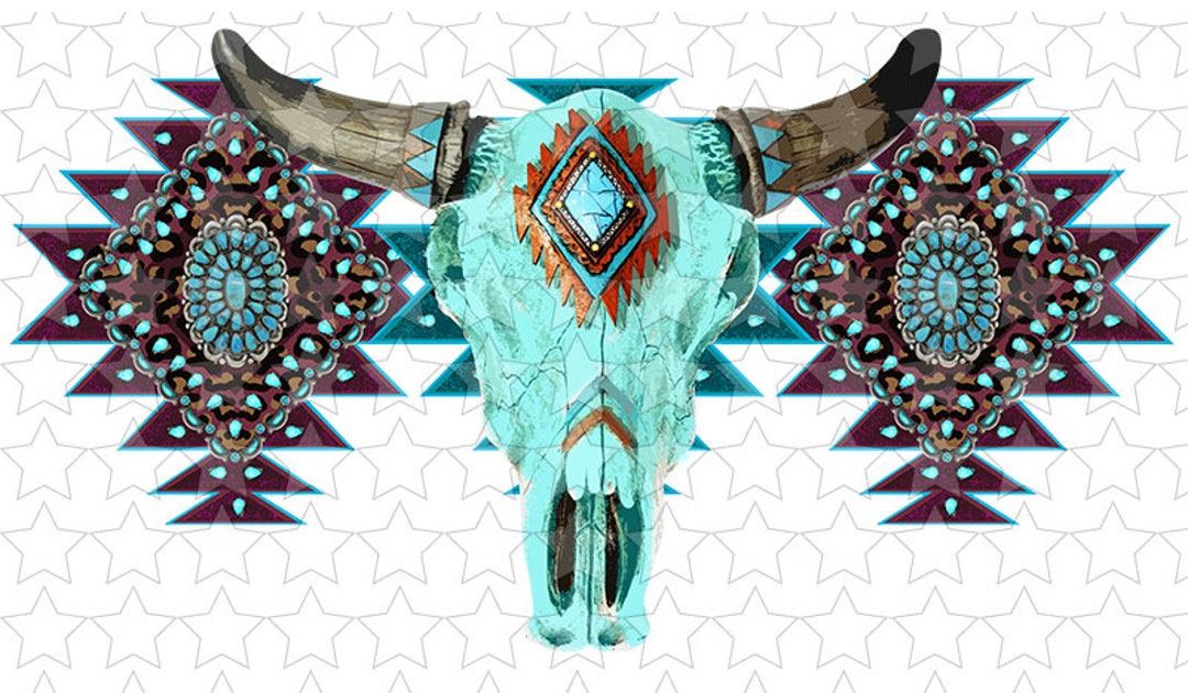 Sublimation & Htv Transfers Aztec Horns - Etsy