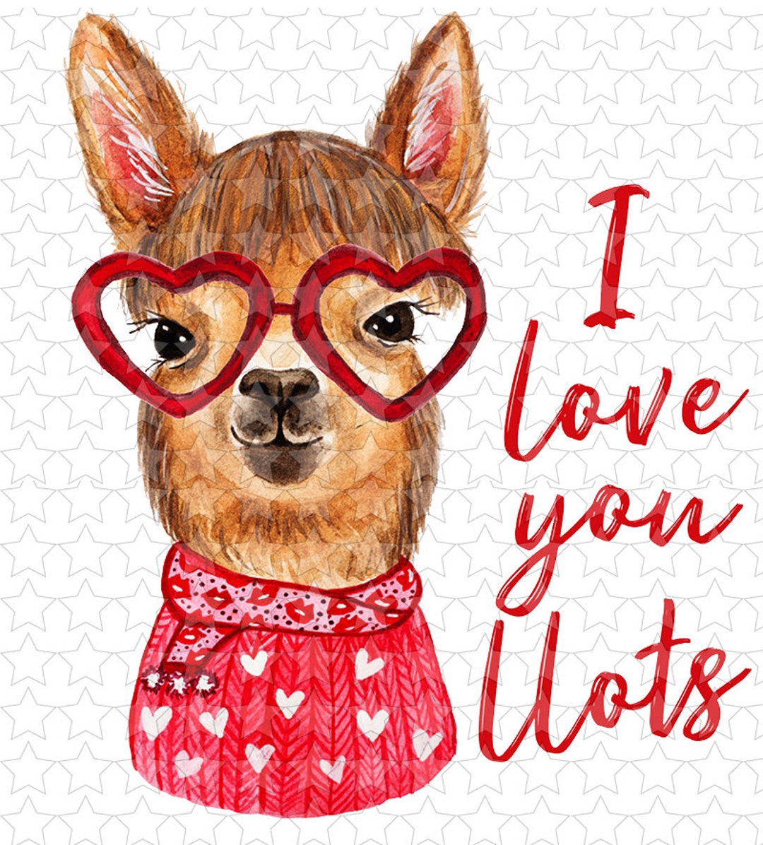 Sublimation & Htv Transfers I-love-you-llots - Etsy