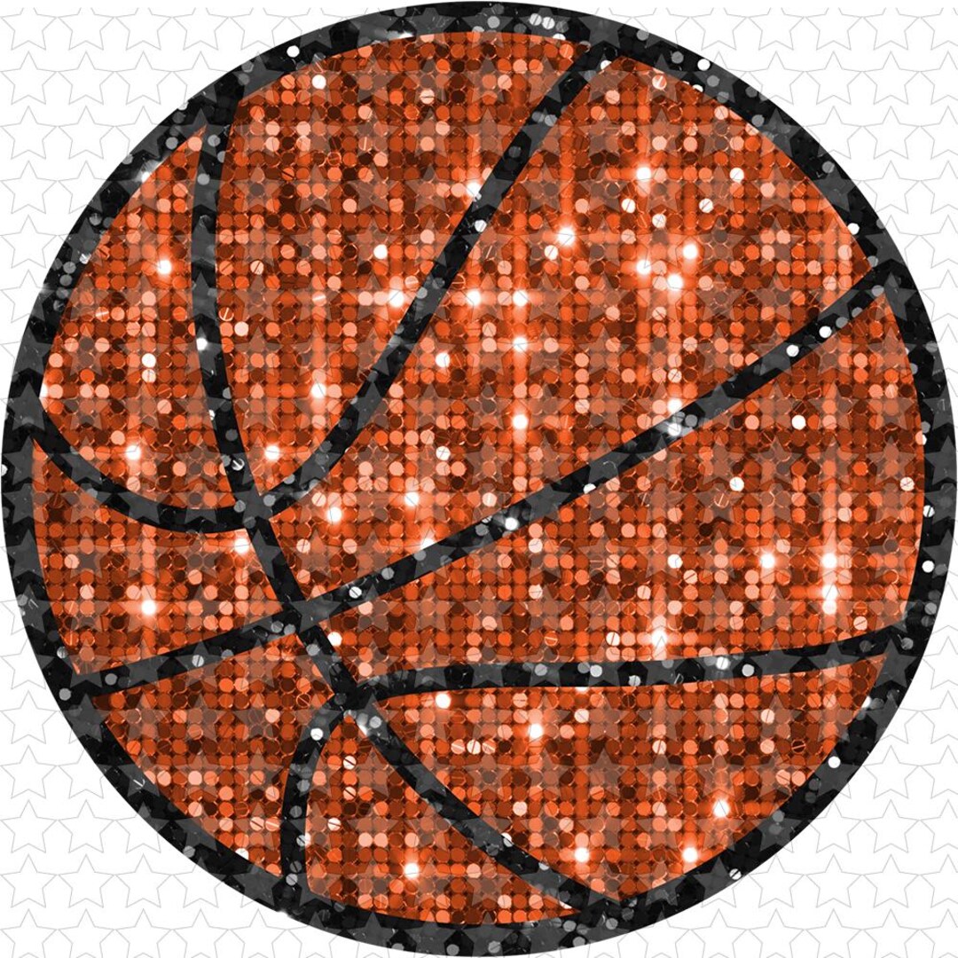 Sublimation & Htv Transfers Sequin Basketball - Etsy