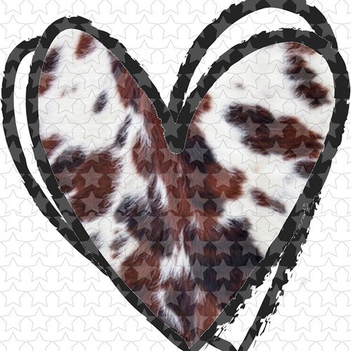 Sublimation & Htv Transfers Cow Print Heifer - Etsy