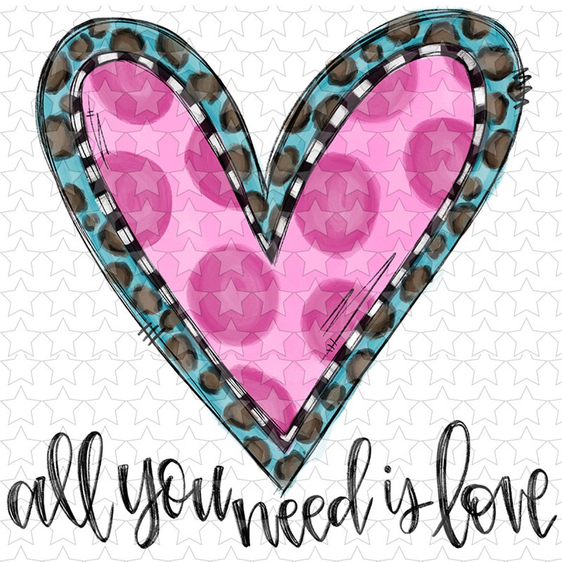 Sublimation & Htv Transfers All You Need is Love | Etsy