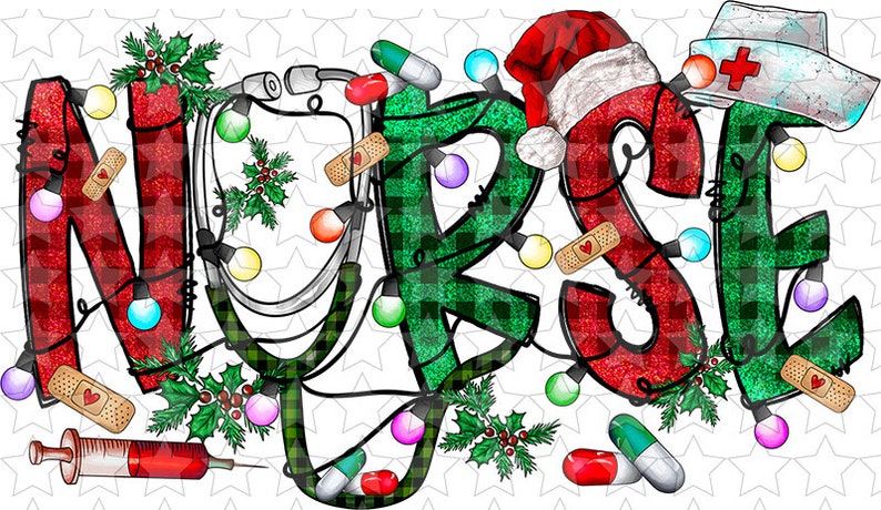 1129905 Christmas Nurse - Etsy
