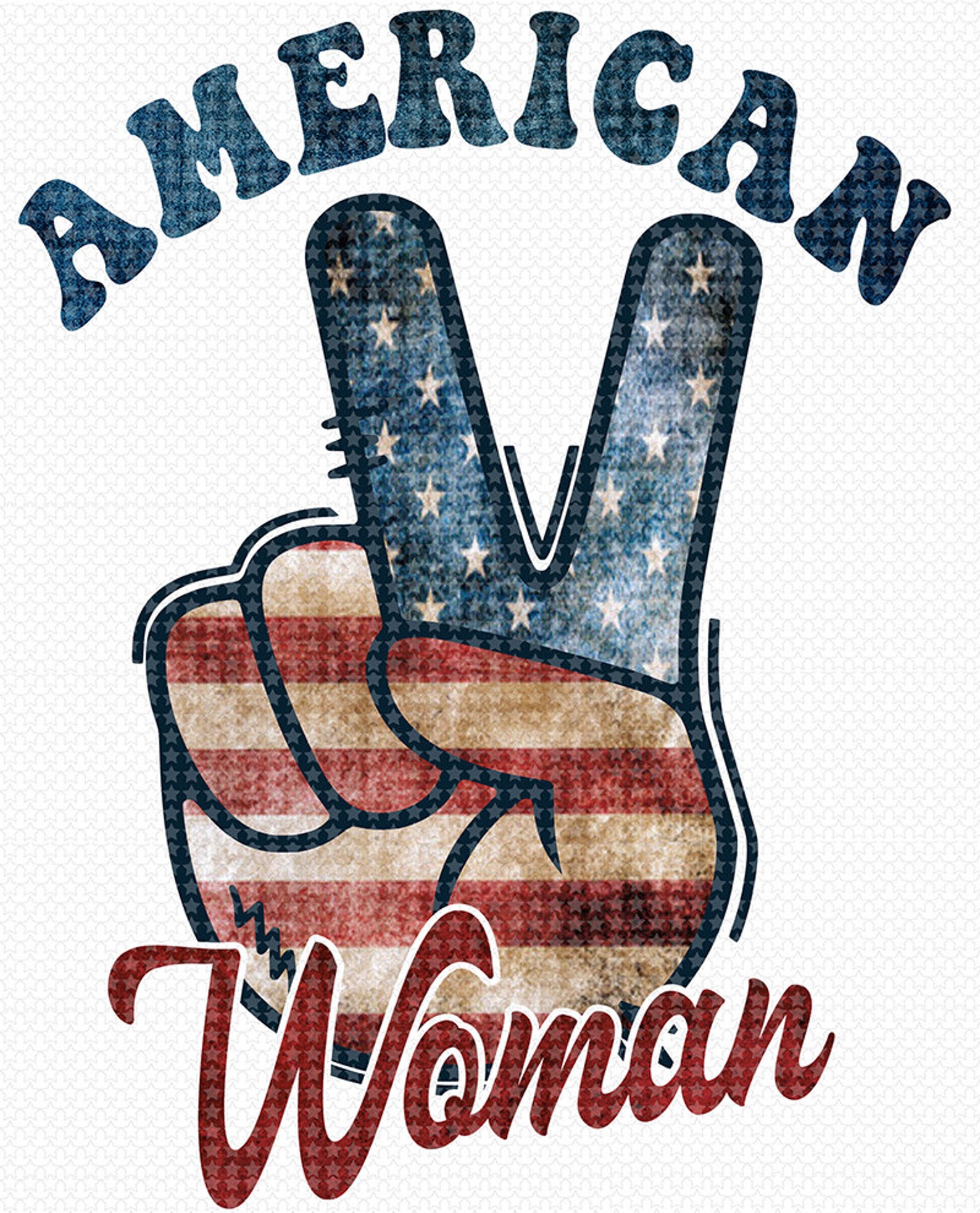 Sublimation & Htv Transfers American Woman - Etsy