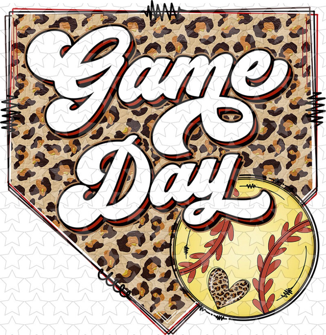Sublimation & Htv Transfers Game Day Softball Diamond - Etsy