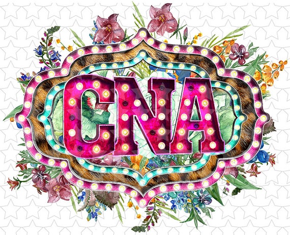 Sublimation & Htv Transfers CNA Marquee Letters - Etsy