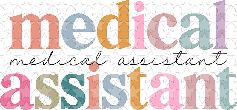 Sublimation & Htv Transfers Medical Assistant - Etsy