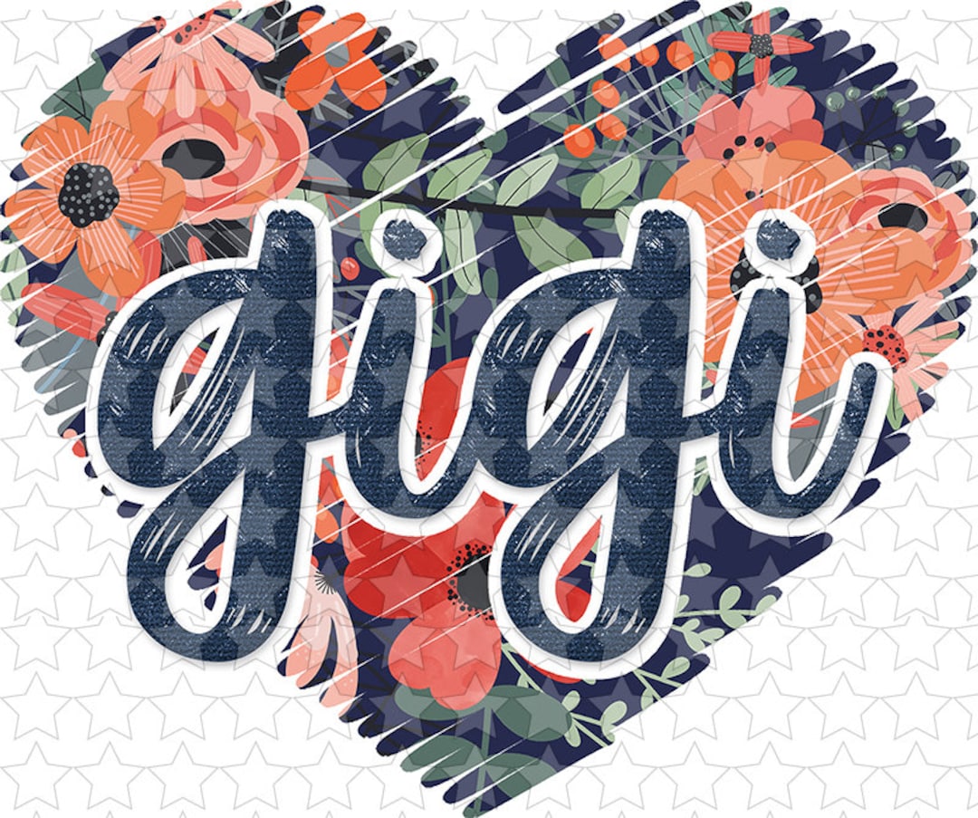 Sublimation & Htv Transfers Gigi Heart - Etsy
