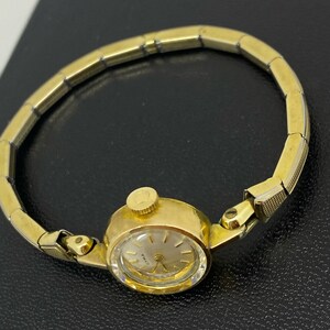 9K Yellow Gold Cyma Retro Cocktail Watch, Gold-plated Bracelet, Circa ...