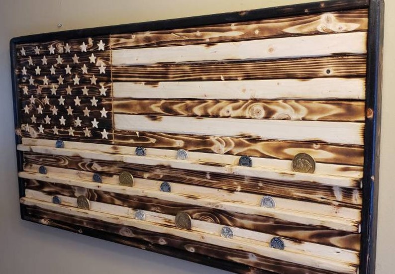 Challenge Coin Wall Flag | Etsy