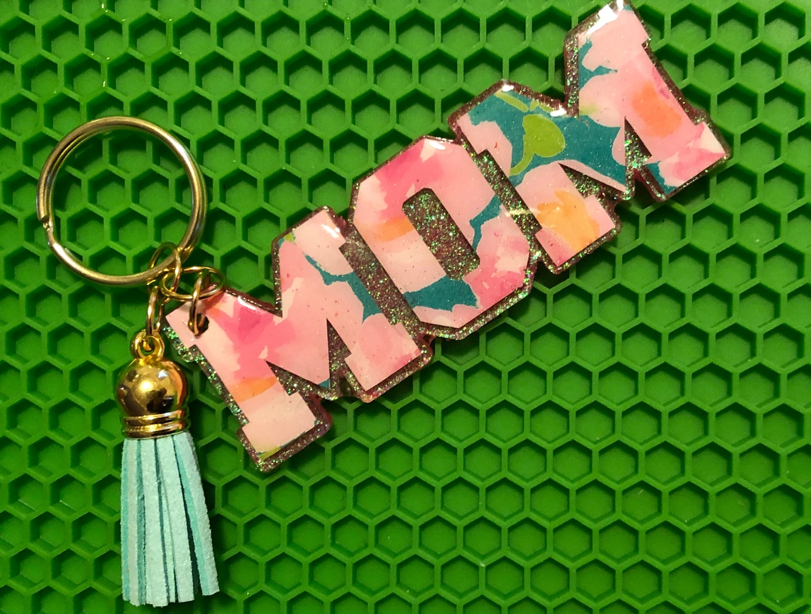 Mom Keychain - Etsy