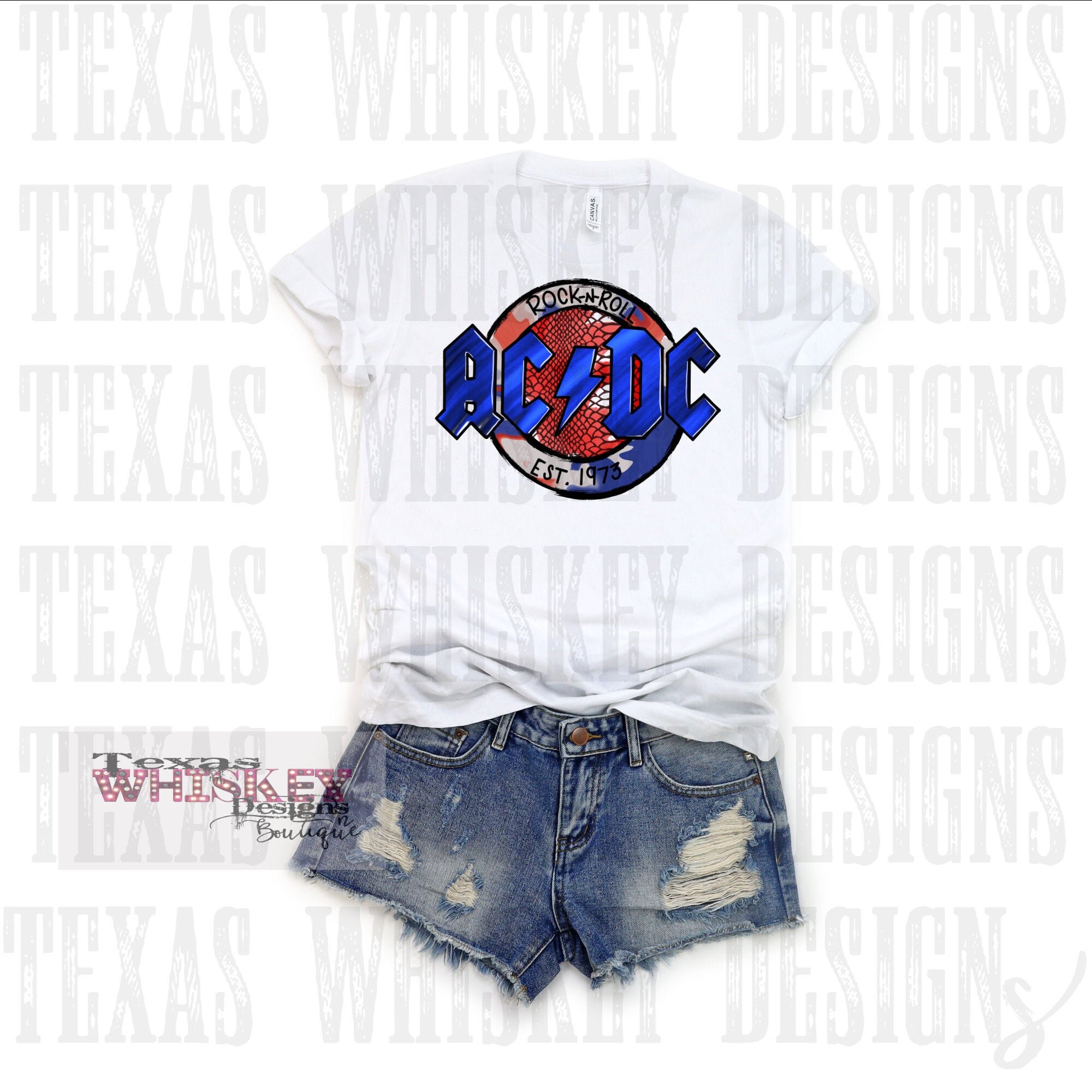 ACDC, Classic Rock Design, Sublimation, Classic Rock Transfer, ACDC ...