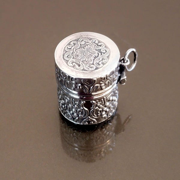 Silver Thimble Case - Etsy