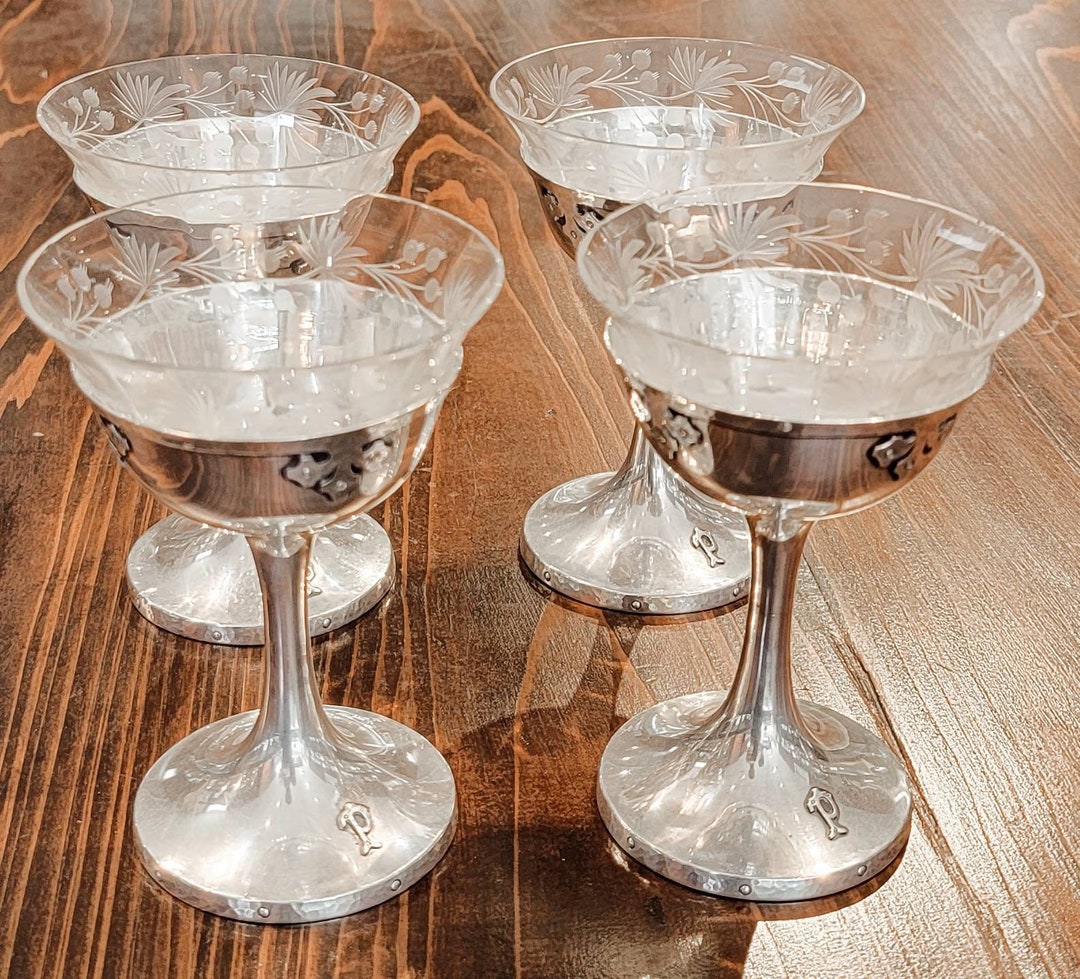 Fourteenth Century by Shreve Sterling Silver Sherbet Cups Set of 4 - Etsy