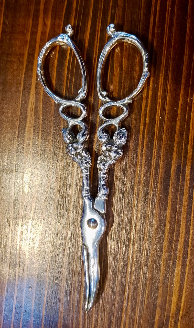 Sterling Grape Scissors/shears - Etsy