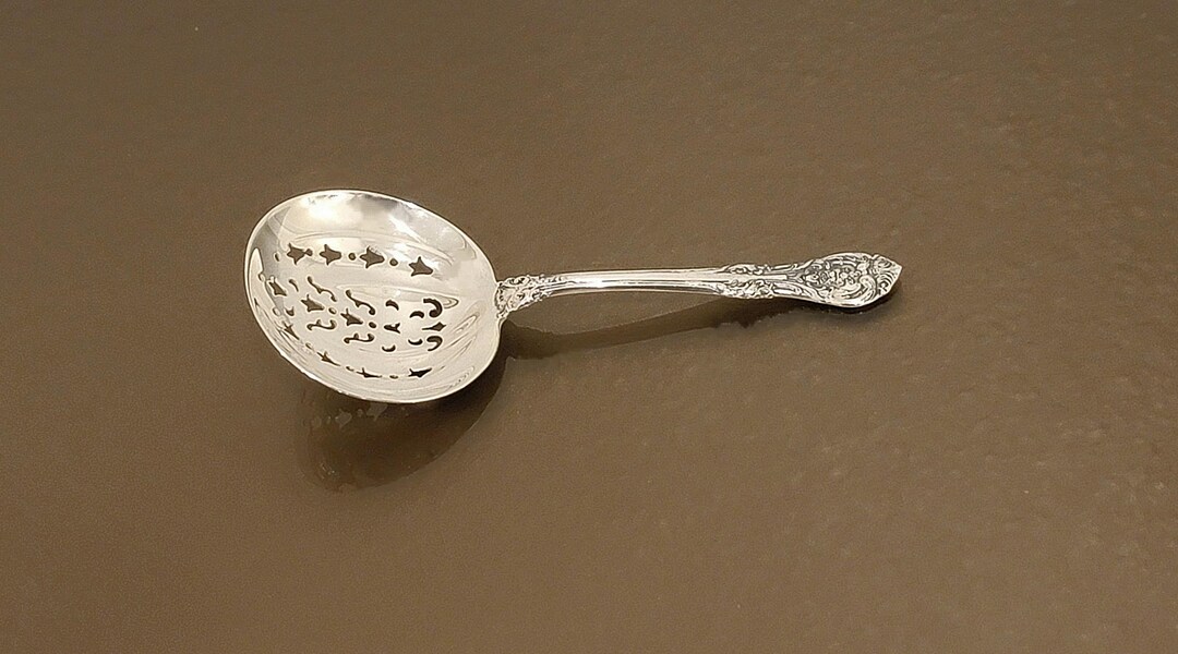 Pierced Bon Bon Spoon - King Edward by Gorham Sterling Silver - Etsy