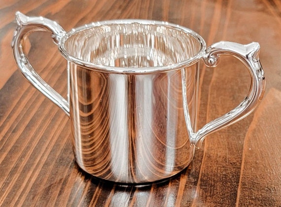 Sterling Silver Two-handle Baby Cup | Etsy