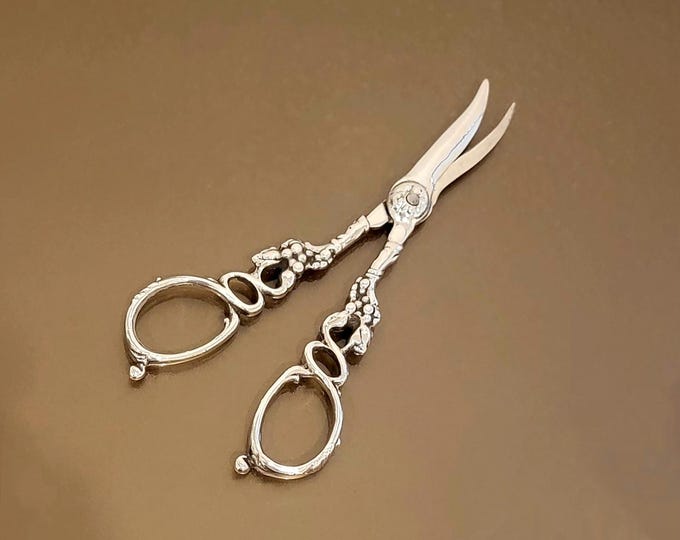 Sterling Grape Scissors/shears - Etsy