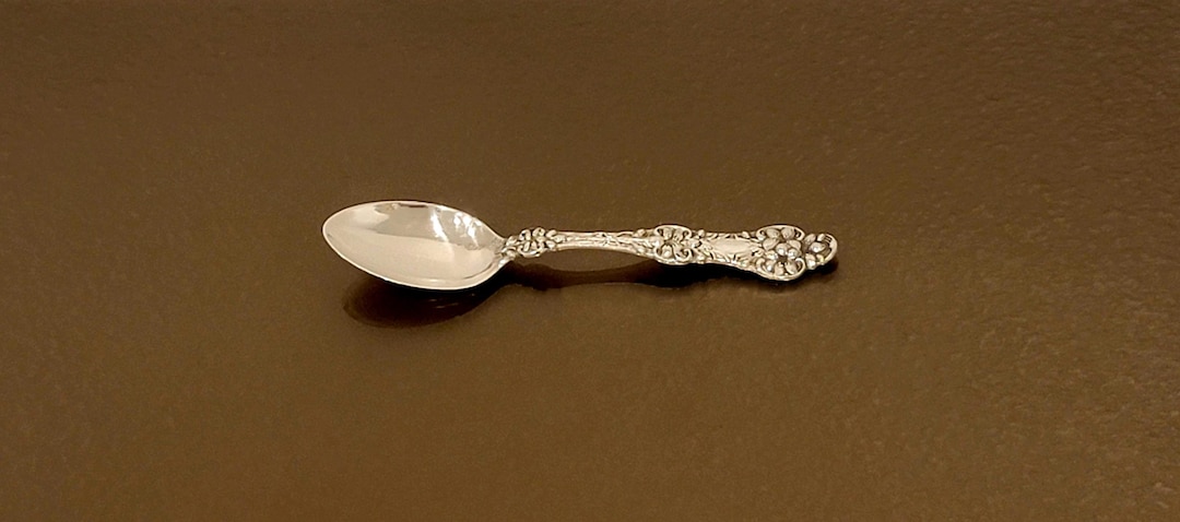 5 O'clock Coffee Spoon - Old Orange Blossom by Alvin Sterling Silver - Etsy