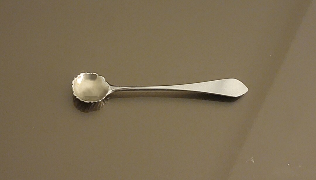 Silver Master Salt Spoon Circa 1860 She'll Bowl - Etsy