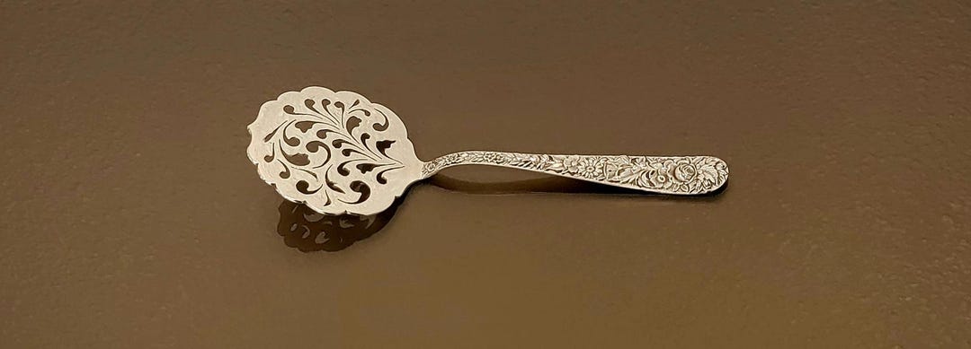 Tomato Server - Hand Pierced- Repousse by S. Kirk & Son Sterling Silver ...