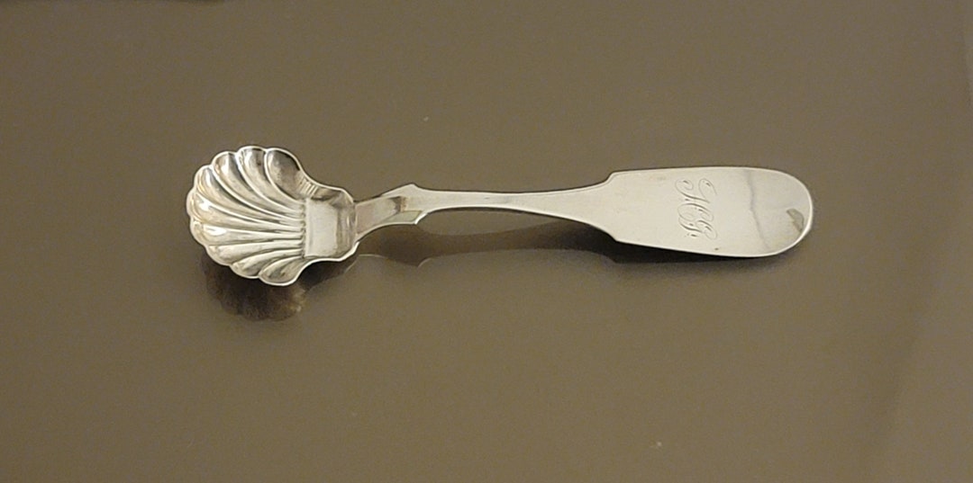 Silver Master Salt Spoon Circa 1860 - Etsy