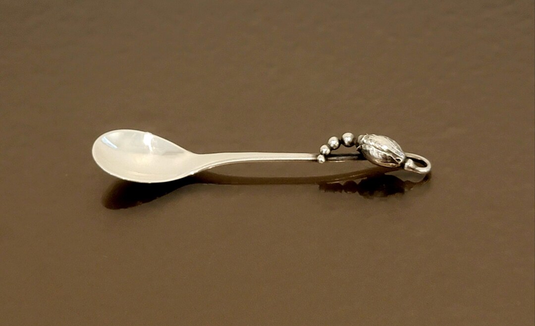 Mocha Spoon - Blossom by Georg Jensen Sterling Silver - Etsy