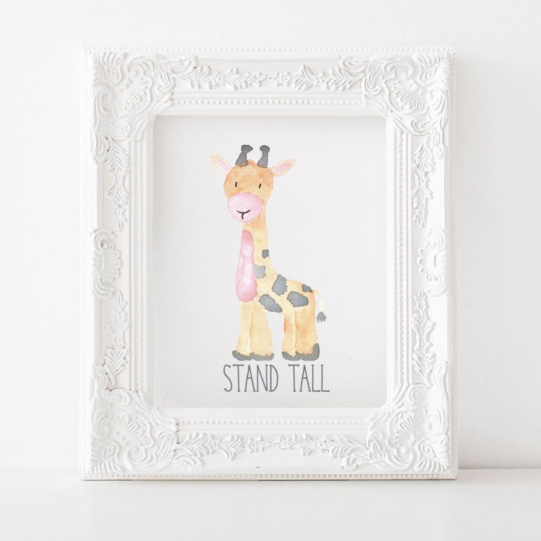 Giraffe Printable Giraffe Print Giraffe Nursery Print - Etsy