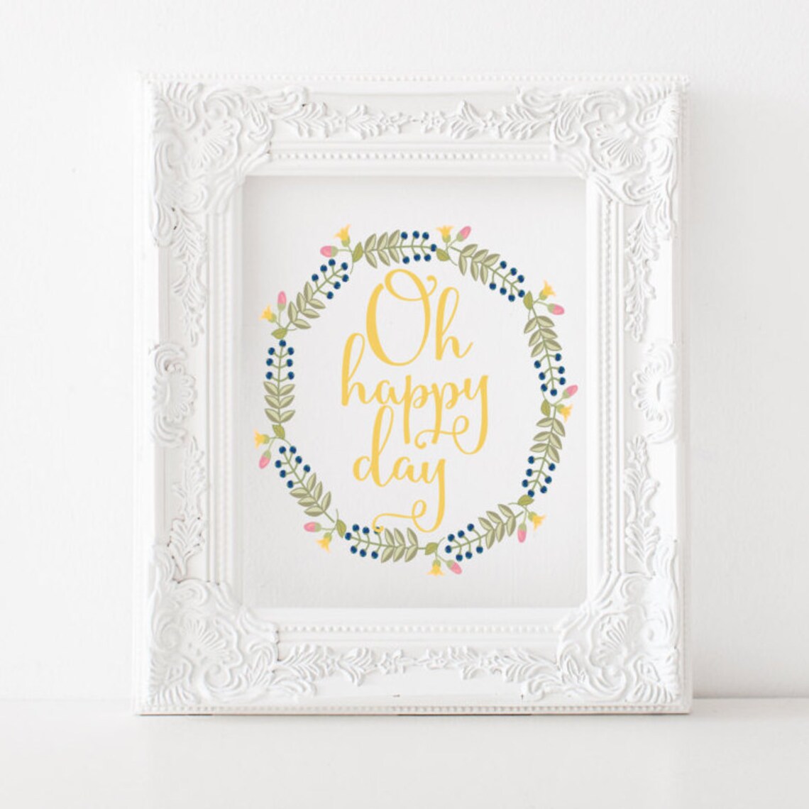 Oh Happy Day Printable Oh Happy Day Print Happy Printable | Etsy