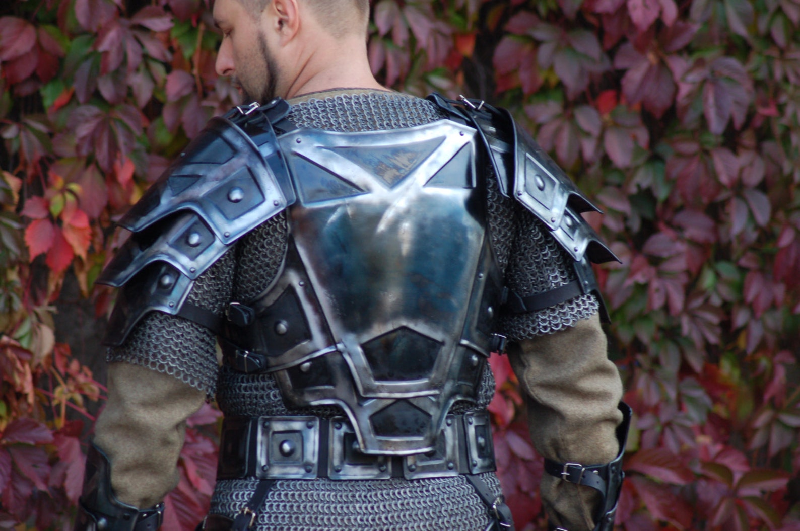 Dwarven Steel Cuirass Armor blackened Steel Blueing - Etsy