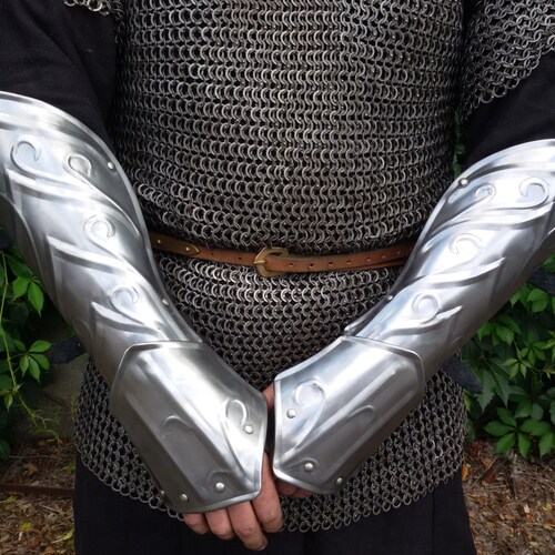 LARP ARM Protection Thranduil's Bracers Pair - Etsy