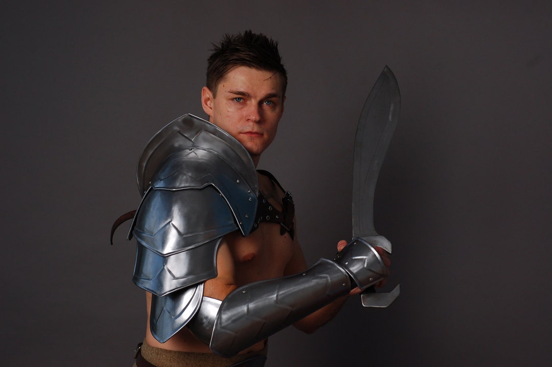Steel Shoulder & Bracer Gladiator Riks - Etsy