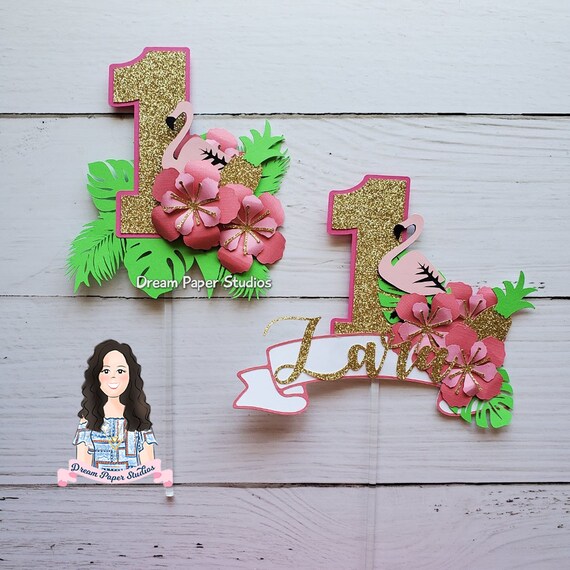 Tropical Cake Topper Tropical Birthday Tropical Theme Party - Etsy