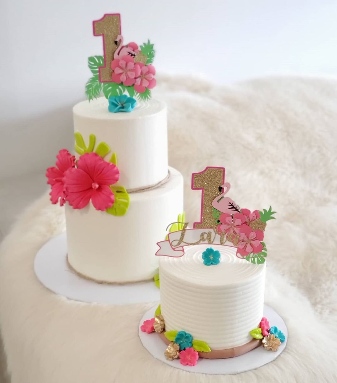 Tropical Cake Topper Tropical Birthday Tropical Theme Party | Etsy