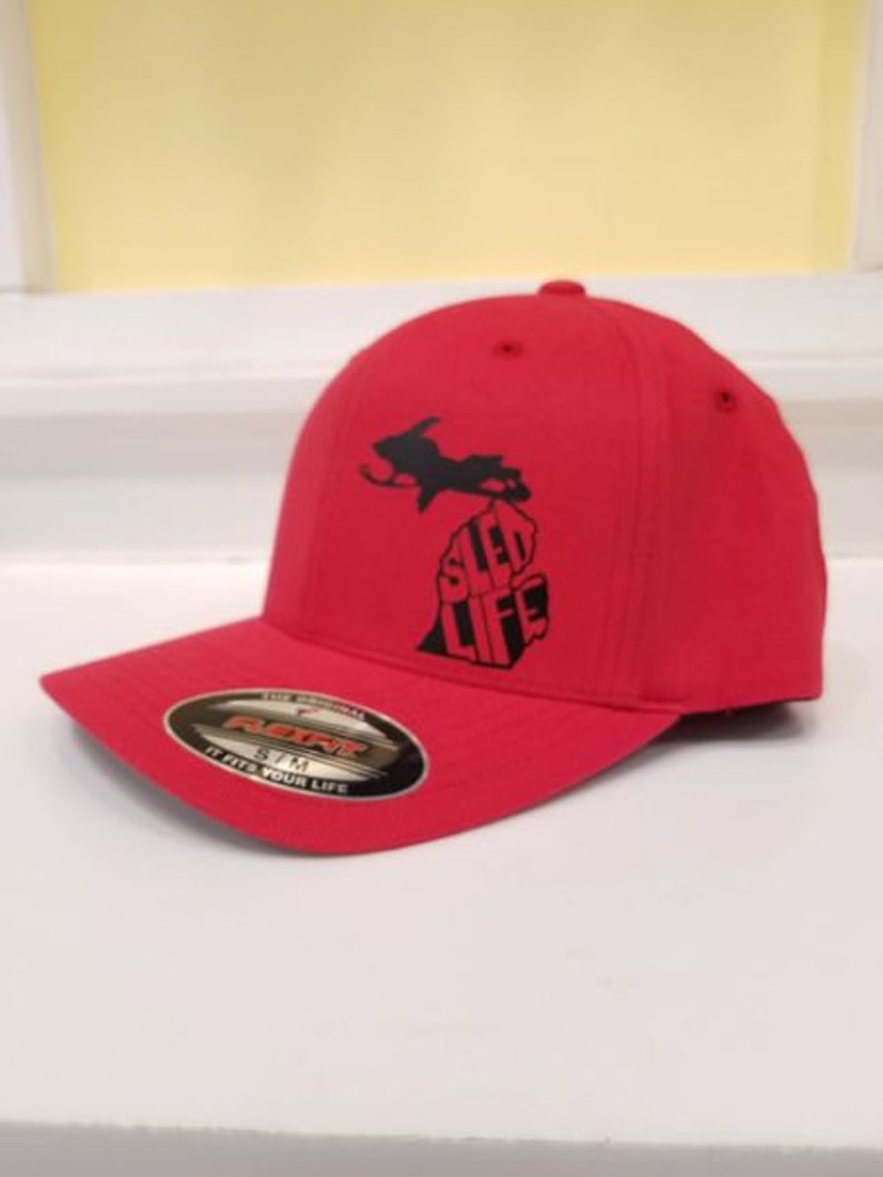 Michigan Snowmobile Hat Sled Life Snowmobile Michigan - Etsy