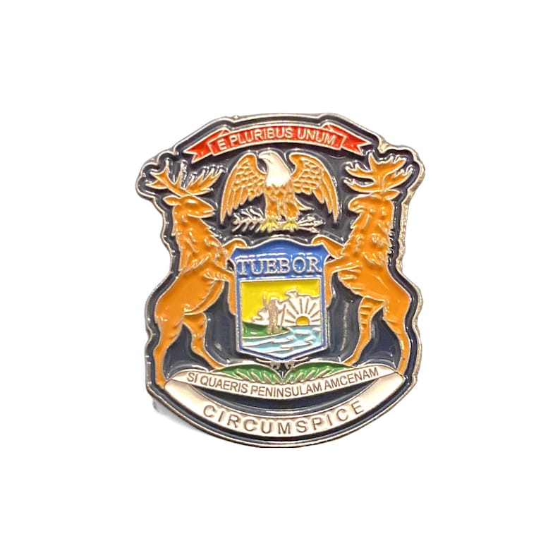 Pin: Michigan Flag - Etsy