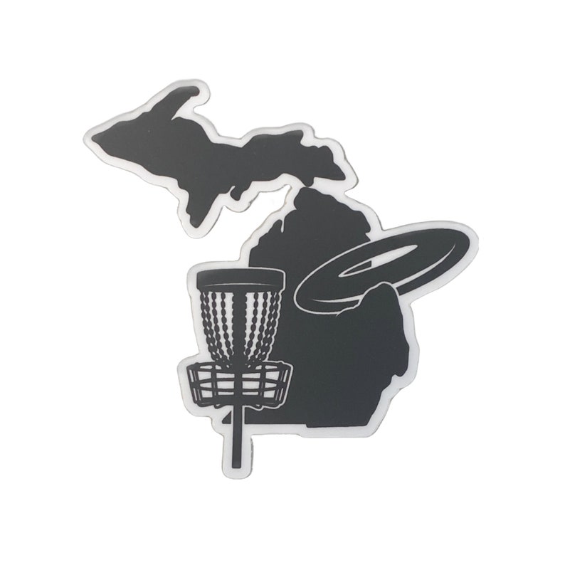 Michigan Disc Golf Printed Decal - Etsy