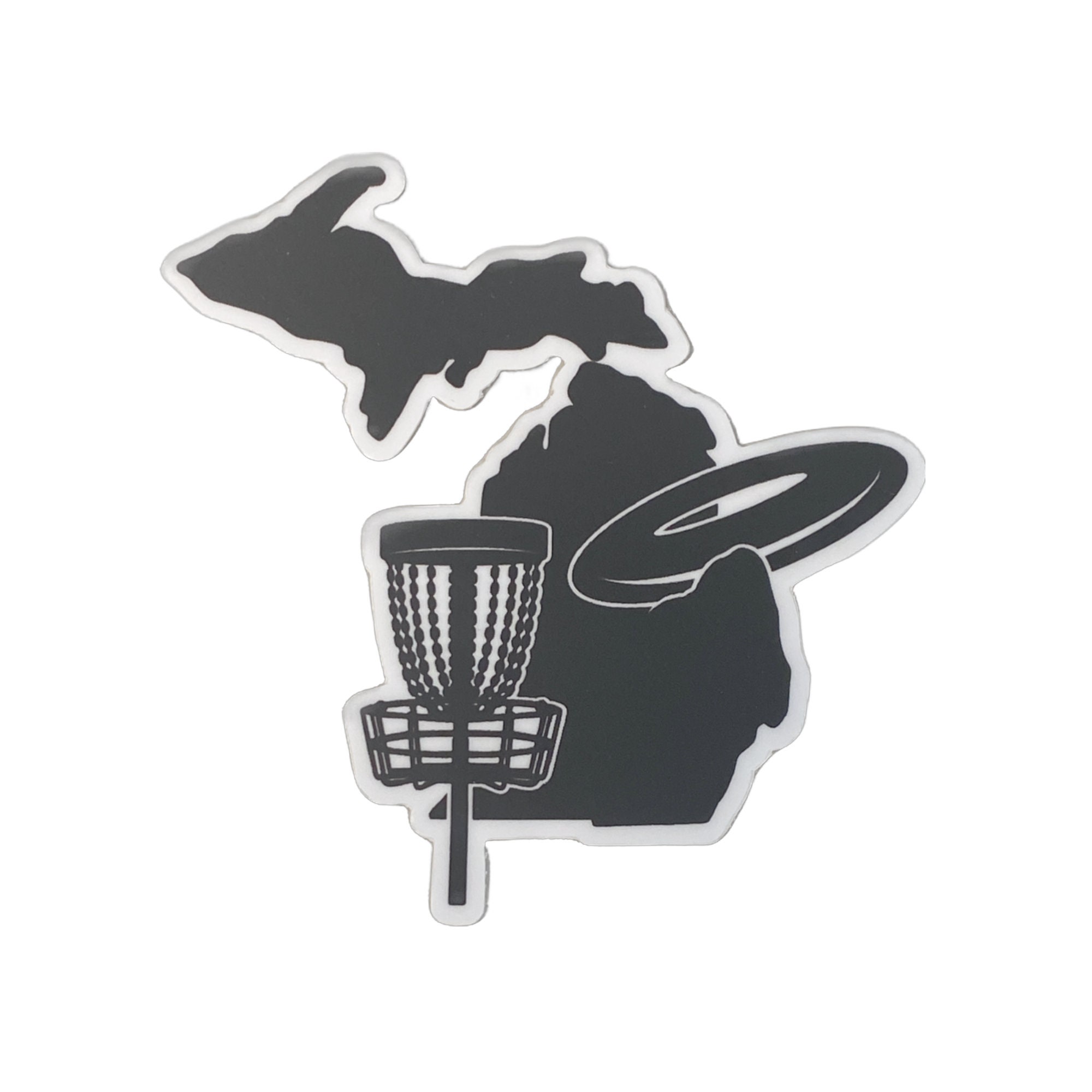 Michigan Disc Golf Printed Decal - Etsy