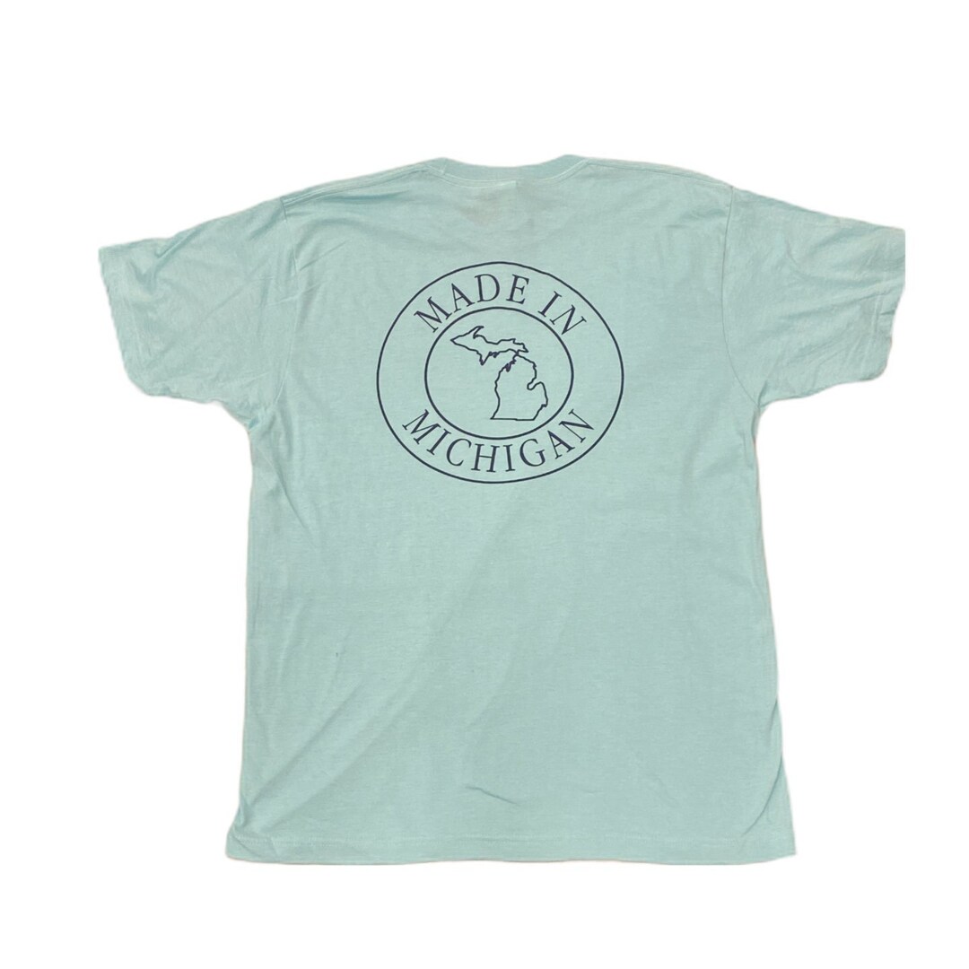 Made in Michigan Tshirt- Michigan Made- Michigan Born- Michigan Native ...