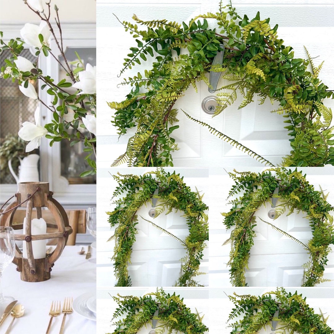 Mixed Fern Garland Succulent Garland Easter Garland Spring - Etsy