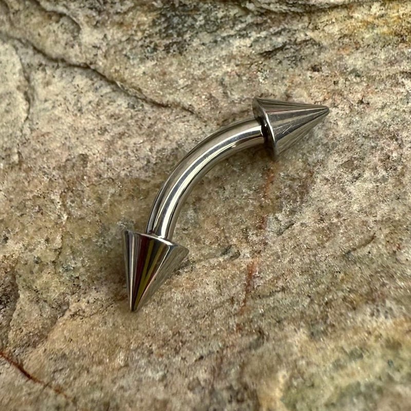 Fake Eyebrow Piercing - Etsy