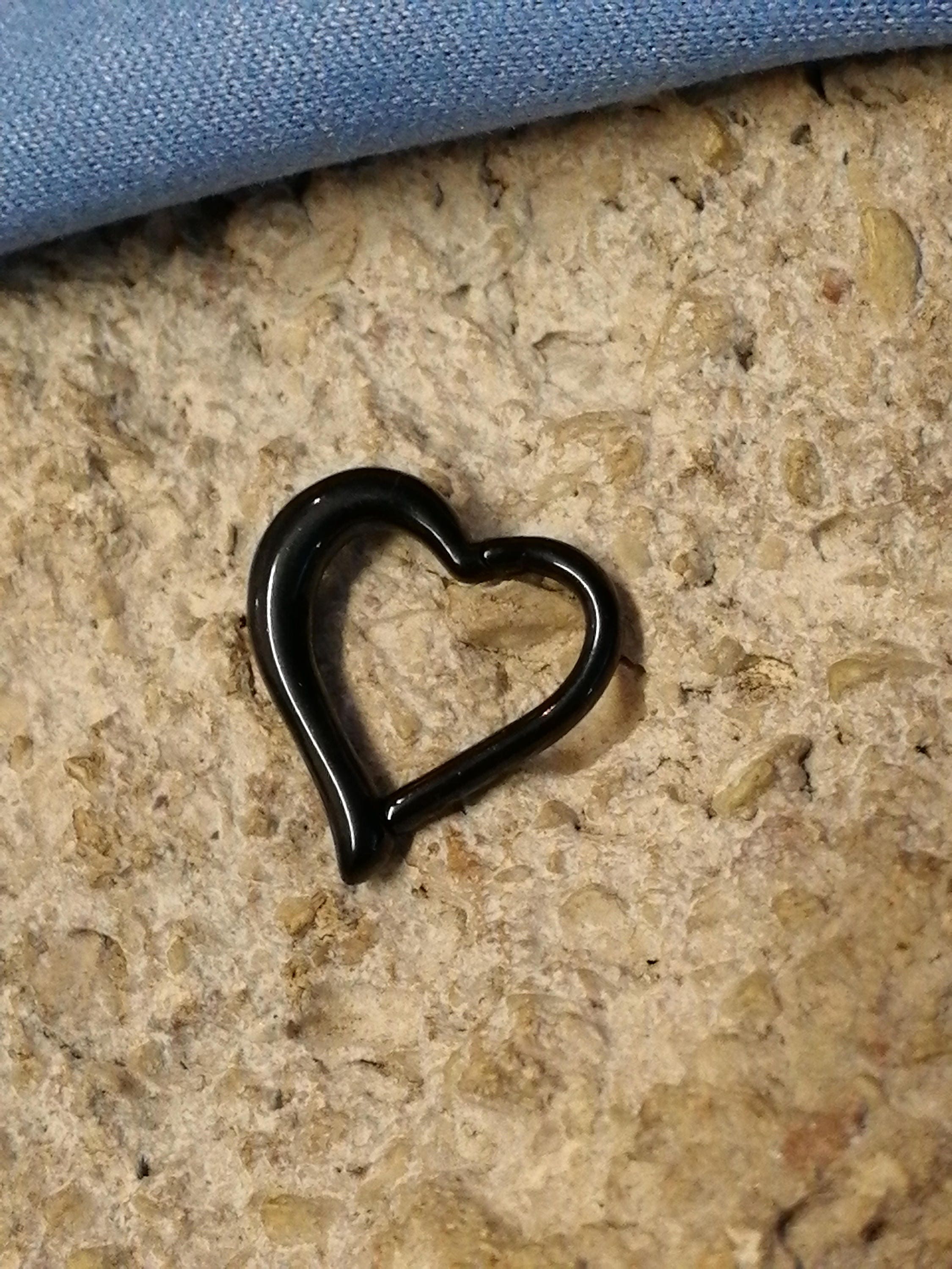 Ear Piercing Rook Heart