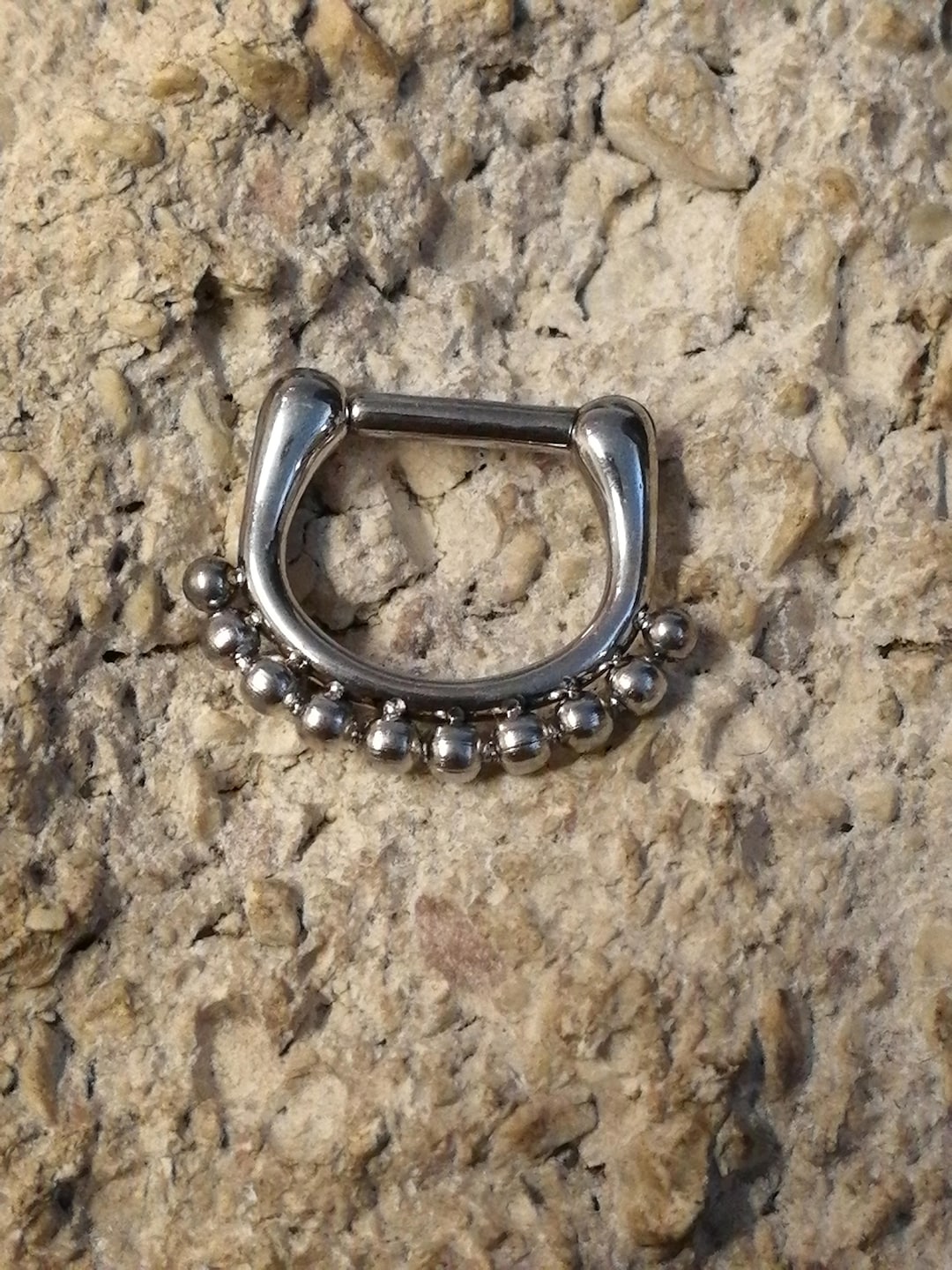 Bead Trim | Surgical Steel | Hinged Straight Bar Clicker Ring | UK ...