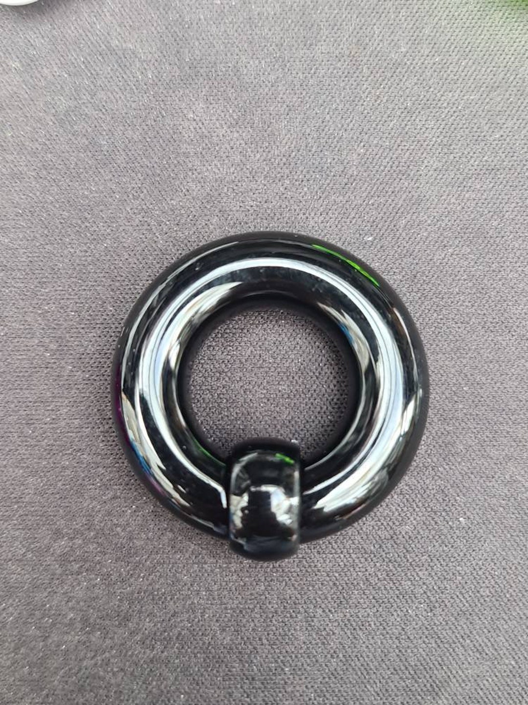 1 X Black Acrylic Heavy Gauge Ball Closure Ring | Light Weight ...