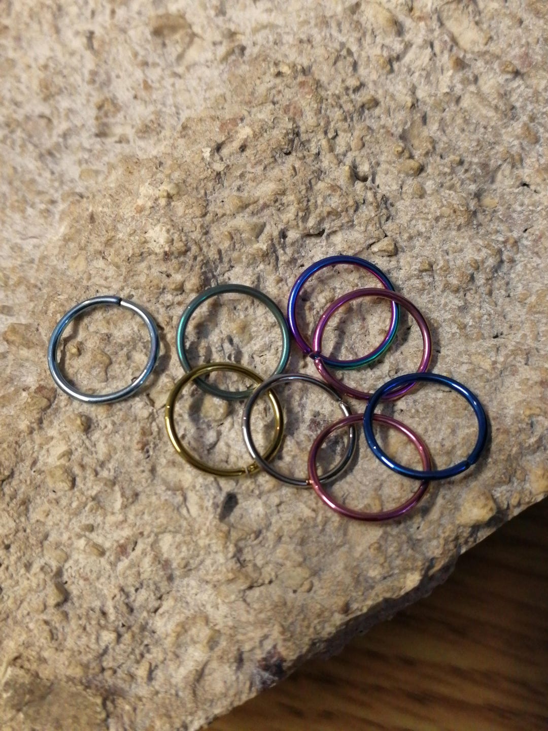 Titanium Seam / Continuous Ring - UK Seller - Ear, Lip, Septum, Nose ...